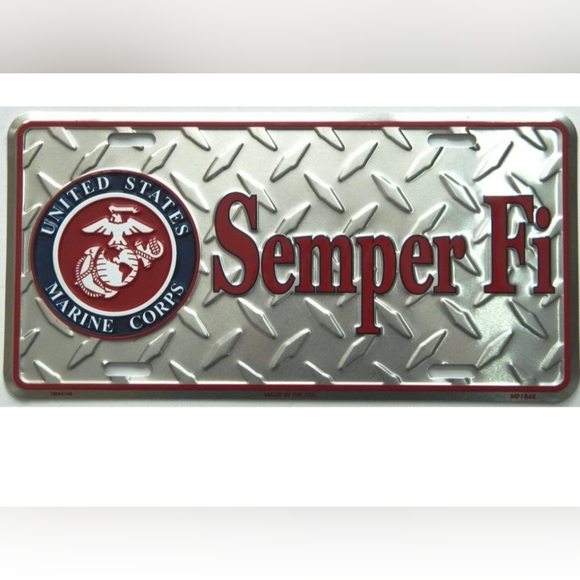 Other | New Usmc Marine Corps License Plate Other Styles Available ...